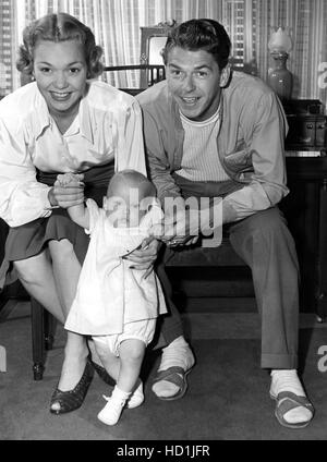 Ronald Reagan Ronald Reagan Ronald Reagan Jane Wyman Maureen Et Michael