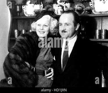 Newlyweds Harold Rosson, Jean Harlow, 1933 Stock Photo - Alamy