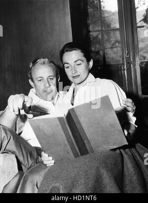 Lee J. Cobb with wife Mary Hirsch in Las Vegas, 1958 Stock Photo - Alamy