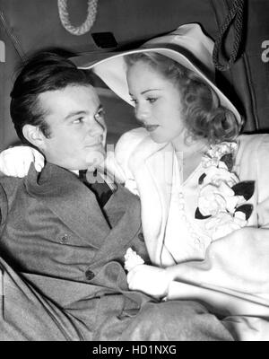 Leo Gorcey and his wife, Kay Marvis, front, are teased by Dead End Kids ...