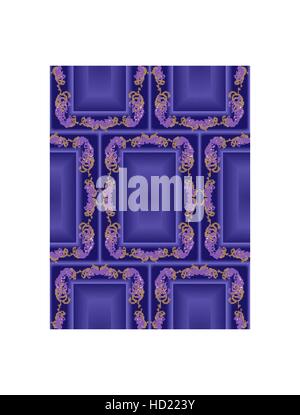 Geometrical seamless golden mosaic floral pattern background - gradient ...