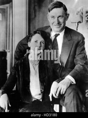 Will Rogers and his wife Betty in Seattle in August 1935. Shortly ...