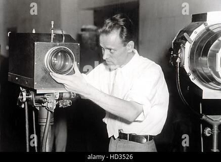 PHILO T. FARNSWORTH, inventor of the television is shown here with his ...
