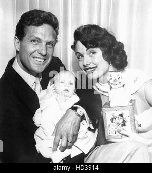 ROBERT STACK, with wife Rosemary Bowe, son Charles, and daughter ...