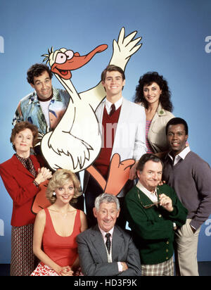 THE DUCK FACTORY, Jack Gilford, Jim Carrey, 1984 Stock Photo - Alamy