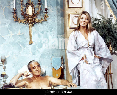 BIG EDDIE, from left: Sheldon Leonard, Sheree North, 1975 Stock Photo ...