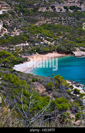 Small island of Spetses on Saronic gulf near Athens Stock Photo - Alamy
