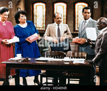 AMEN, (from left): Sherman Hemsley, Barbara Montgomery, Clifton Davis ...