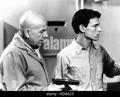 ALCATRAZ: THE WHOLE SHOCKING STORY, from left: Michael Beck, Art Carney ...