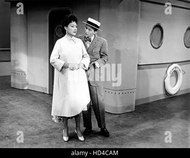 THE COLGATE COMEDY HOUR, from left: Donald O'Connor, Corinne Calvet ...