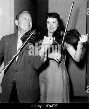 THE JACK BENNY PROGRAM, from left: Jack Benny, Eddie 'Rochester' Anderson in Benny's Maxwell ...