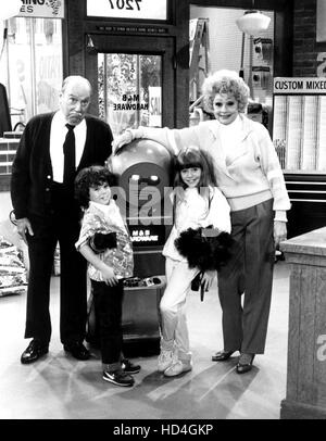 LIFE WITH LUCY, Gale Gordon, Lucille Ball, 1986, (c)Aaron Spelling ...