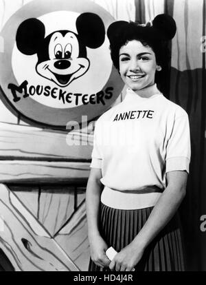 THE MICKEY MOUSE CLUB, Annette Funicello, Robert Lamouret, 1955-59 ...
