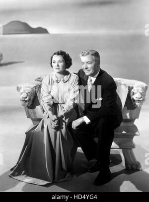BENITA HUME and husband, RONALD COLMAN, performing their radio show ...