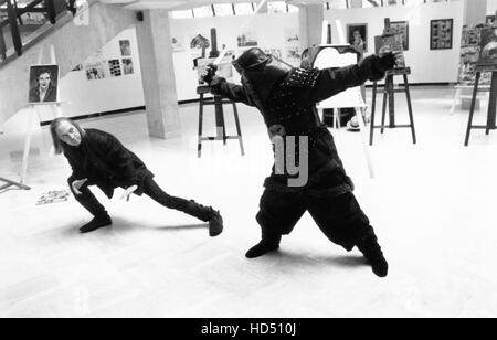 KUNG FU: THE LEGEND CONTINUES, (from left): David Carradine, Clint ...