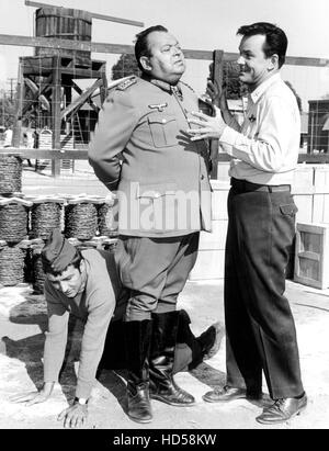 HOGAN'S HEROES, Bob Crane, Leon Askin, Richard Dawson, 1965-71 Stock ...