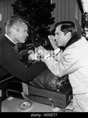 ROUTE 66, from left: Martin Milner, George Maharis, 1960-1964 Stock ...