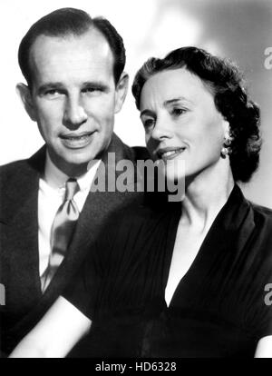 HUME CRONYN, with wife Jessica Tandy, son Christopher Cronyn, and ...