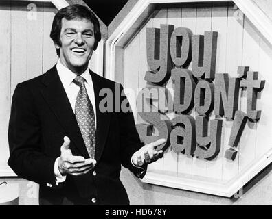 YOU DON'T SAY, host Tom Kennedy, Jack Narz, ABC-TV, 1963-1975 Stock ...