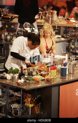 CELEBRITY COOKING SHOWDOWN, Govind Armstrong, Gabrielle Reese, (Season ...