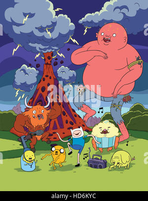 ADVENTURE TIME (aka ADVENTURE TIME WITH FINN & JAKE), from top: Jake ...