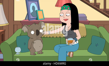 AMERICAN DAD, (from left): Reginald (the koala bear), Avery Bullock ...