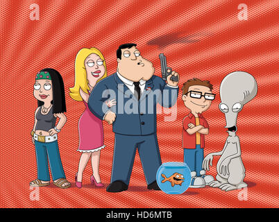 AMERICAN DAD, (from left): Klaus Heissler (the fish), Hayley Smith ...