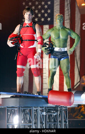 AMERICAN GLADIATORS, Titan (aka Mike O' Hearn), Wolf (aka Hollywood Don ...