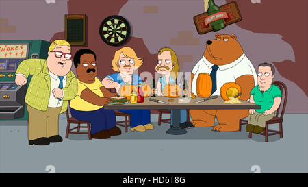 THE CLEVELAND SHOW, (from left): Lester Krinklesac, Cleveland Brown ...