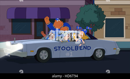 THE CLEVELAND SHOW, (from left): Lester Krinklesac, Cleveland Brown ...