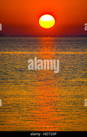 Sun rising over Tampa Bay, Florida Stock Photo - Alamy