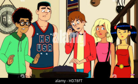 HIGH SCHOOL USA!, (from left): Cassandra Barren, Marsh Merriweather ...