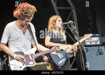 Wolf Alice performing at Bestival 2016 Featuring: Wolf Alice, Joff ...