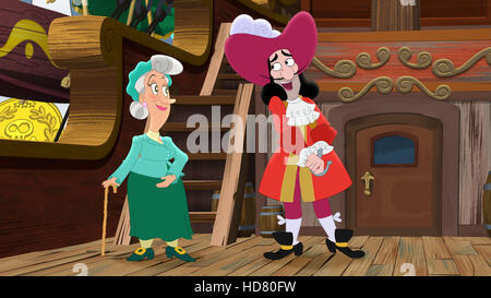 JAKE AND THE NEVER LAND PIRATES, (from left): Jake Cubby, Mama Hook ...