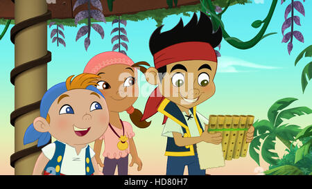JAKE AND THE NEVER LAND PIRATES, (from left): Jake Cubby, Mama Hook ...
