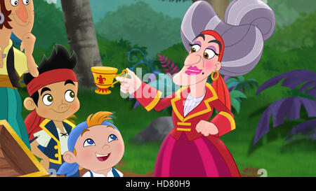 JAKE AND THE NEVER LAND PIRATES, (from left): Captain Hook, Sea-Unicorn ...