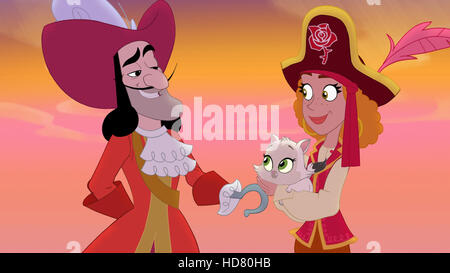 JAKE AND THE NEVER LAND PIRATES, (from left): Jake Cubby, Mama Hook ...