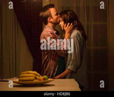 THE PATH, (from left): Aaron Paul, Sarah Jones, 'Breaking and Entering', (Season 1, ep. 106 ...