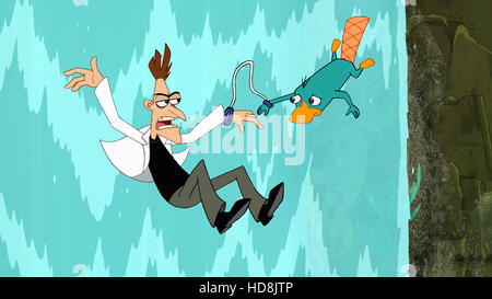 PHINEAS AND FERB, (from left): Perry the Platypus, Dr. Doofensmhirtz ...