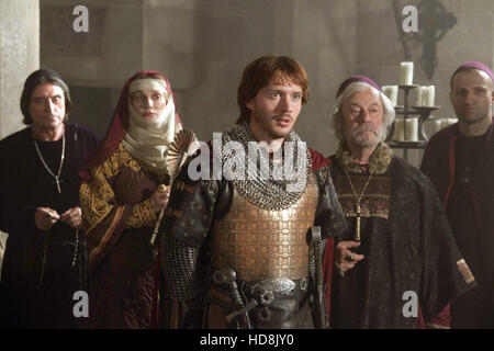THE PILLARS OF THE EARTH, (from left): David Oakes, Liam Garrigan ...