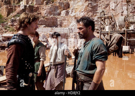 THE PILLARS OF THE EARTH, (from left): David Oakes, Liam Garrigan ...