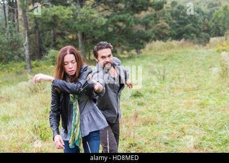 THE RED ROAD, (from left): Jason Momoa (back to camera), Julianne ...