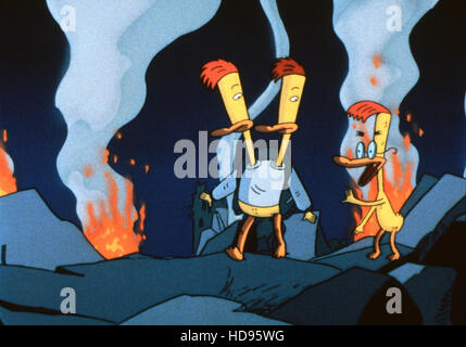 DUCKMAN, from left: Charles & Mambo, Ajax, Duckman, Bernice, Cornfed ...