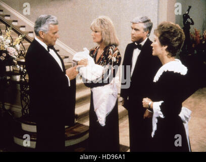 DYNASTY, from left: John Forsythe, Linda Evans, 'Disappearance ...