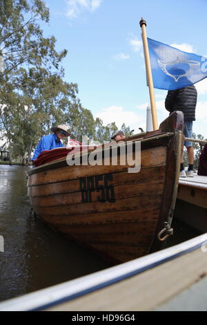 Murray River at Barham New South Whales Australia in Flood redgum trees ...