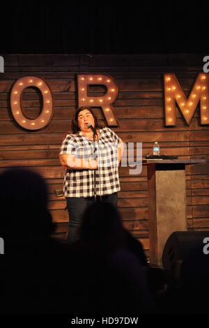 Comedian Deb DeGiovanni does stand up at the KAABOO Del Mar music ...