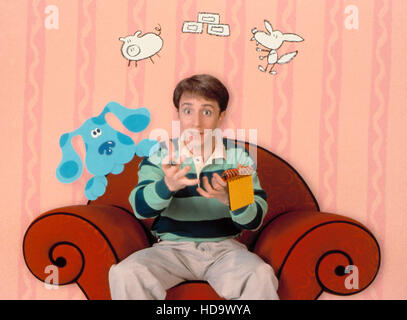 BLUE'S CLUES, Steve Burns, Blue the Dog, 1996-, © Nickelodeon Network ...