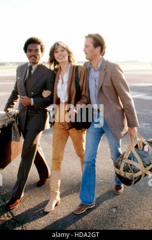 THE HOSTAGE TOWER, (from left): Billy Dee Williams, Maud Adams, Peter Fonda, 1980. © Jerry ...