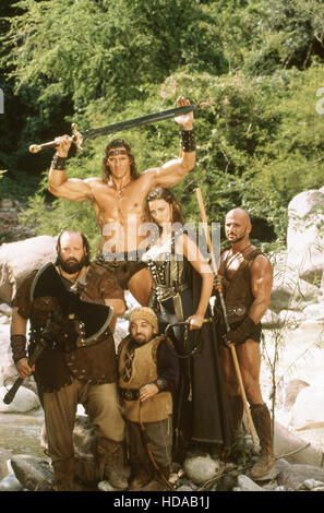 CONAN THE ADVENTURER (aka CONAN), (from left): Mickey Rooney, Kimberly ...