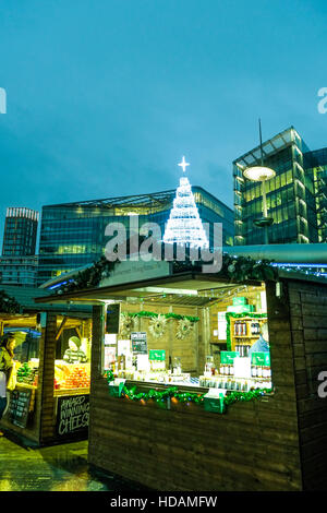 London, UK. 10th December 2016. City Hall Christmas Decorations and ...
